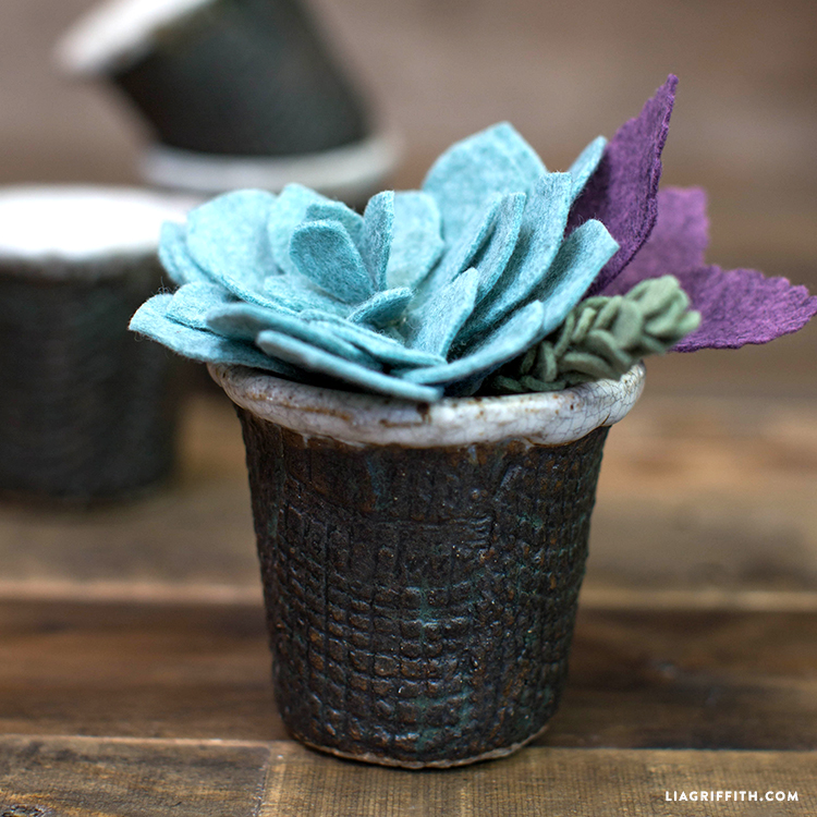 Felt Succulent Tutorial - Part 2 - Lia Griffith