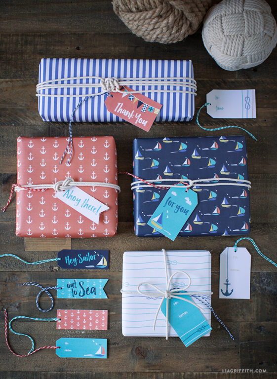 Nautical Gift Tags - Lia Griffith