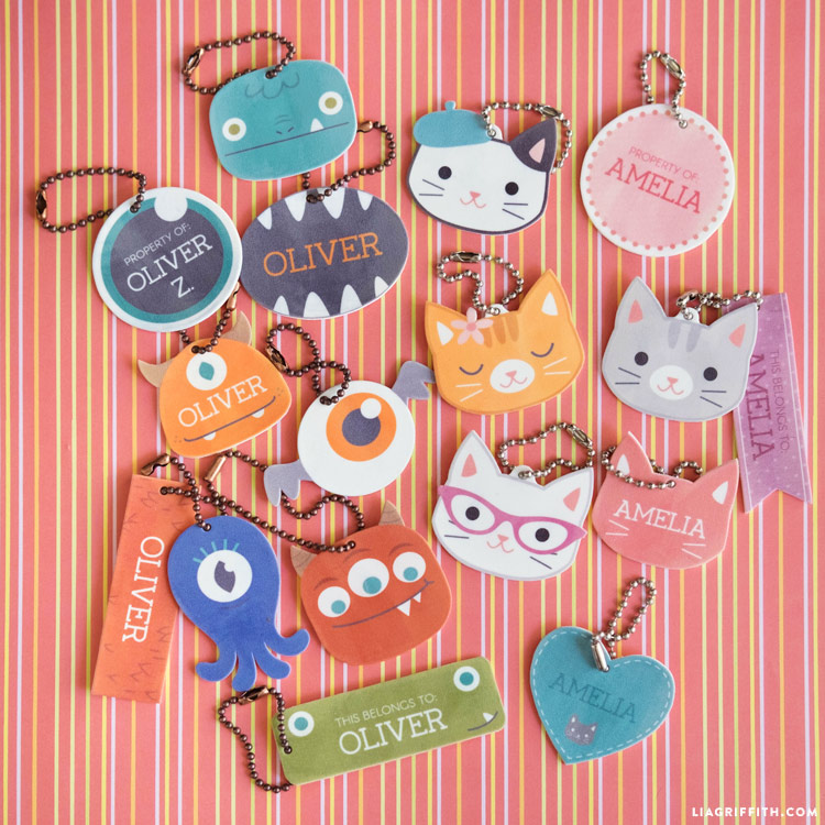 Shrinky Dink Name Tags Lia Griffith