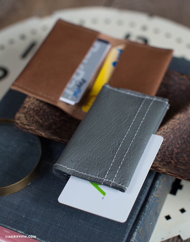 Lia Griffith | Minimalist Leather Wallet