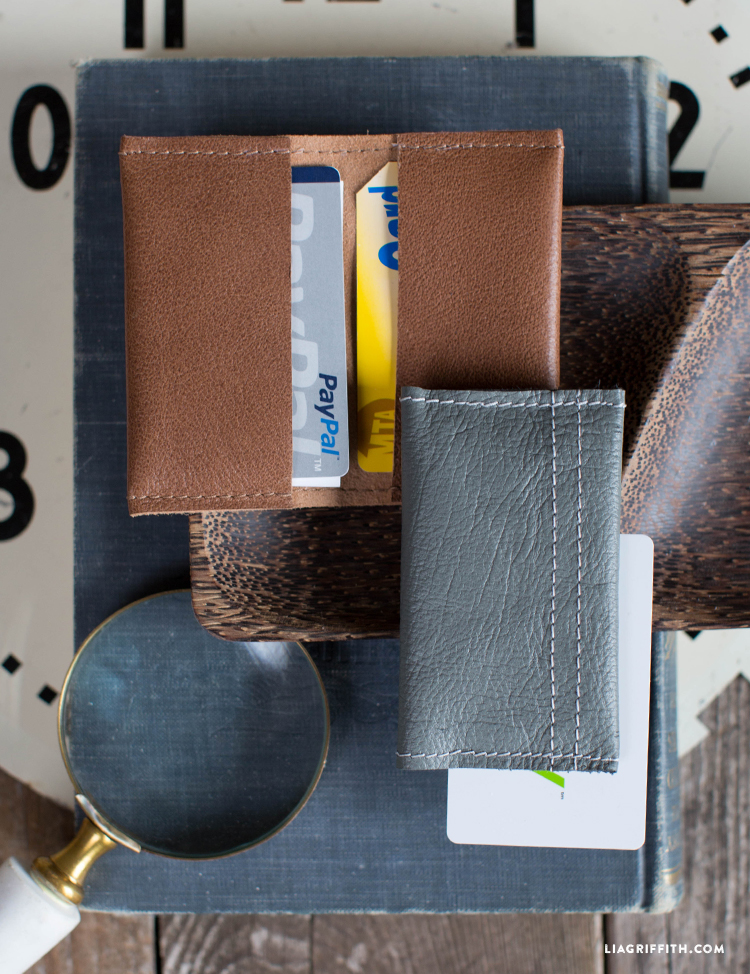 Lia Griffith | Minimalist Leather Wallet