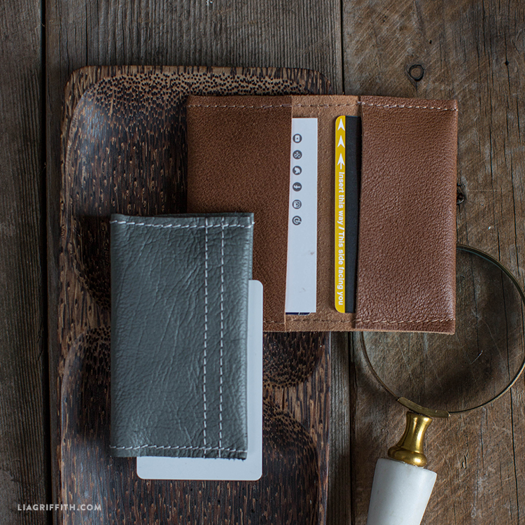 Lia Griffith | Minimalist Leather Wallet