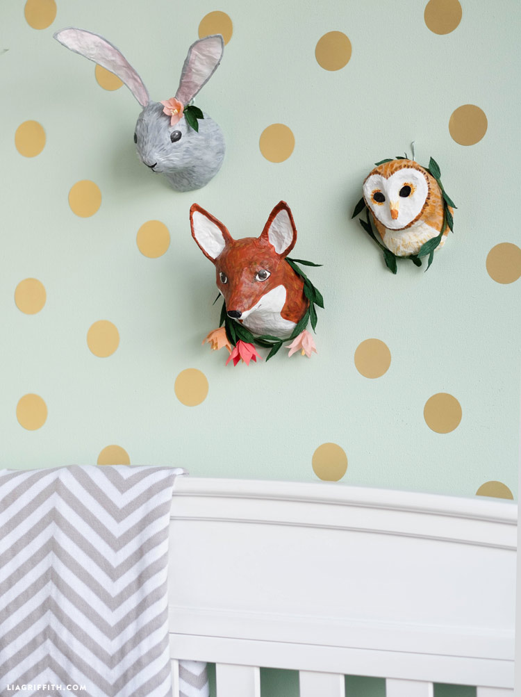 Paper Mache Animal Heads DIY Tutorial Paper Mache Animal Heads DIY Tutorial