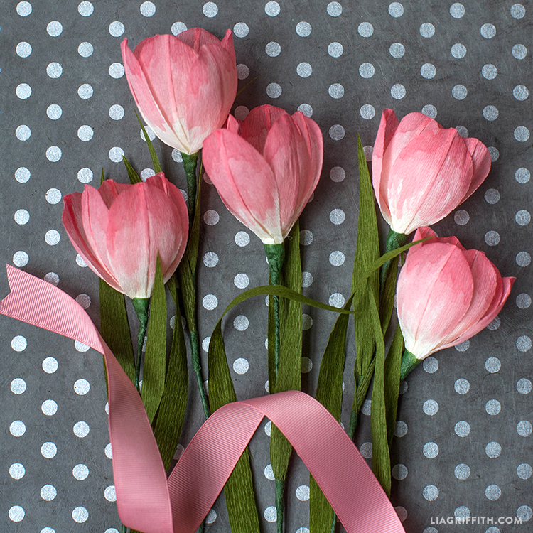 Make Beautiful Crepe Paper Tulips In 9 Easy Steps