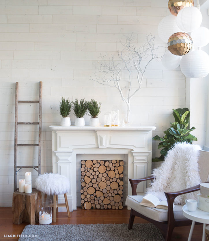 Lia Griffith | Easy DIY Wood Wall