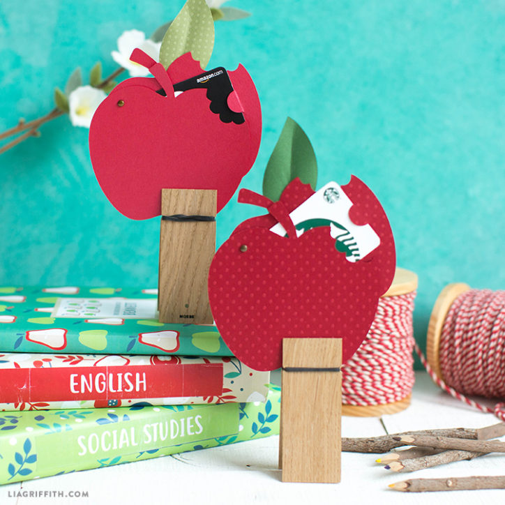 Lia Griffith | Papercut Apple Gift Card Holder