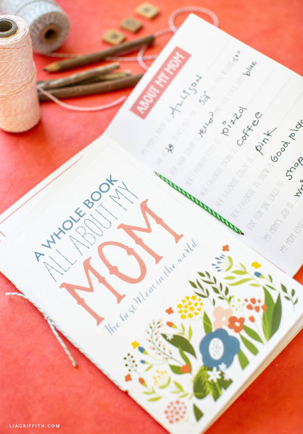 All About My Mom: Printable Book for Mother's Day - Lia Griffith
