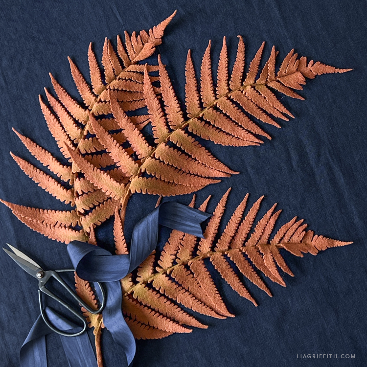 Felt Autumn Ferns - Lia Griffith